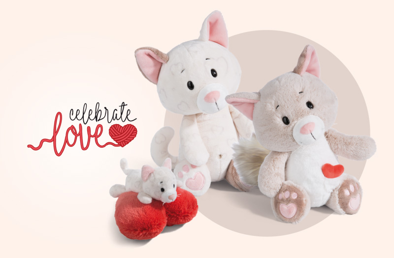 NICI Love Classic Cute Love Cat | nici.co.uk