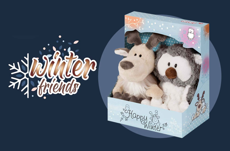 NICI Winter Friends Liska Rabbit Pencil Case | nici.co.uk