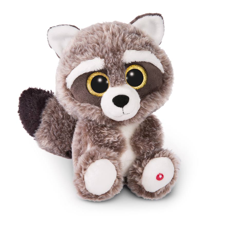 NICI GLUBSCHIS Clooney Raccoon Cushion | nici.co.uk