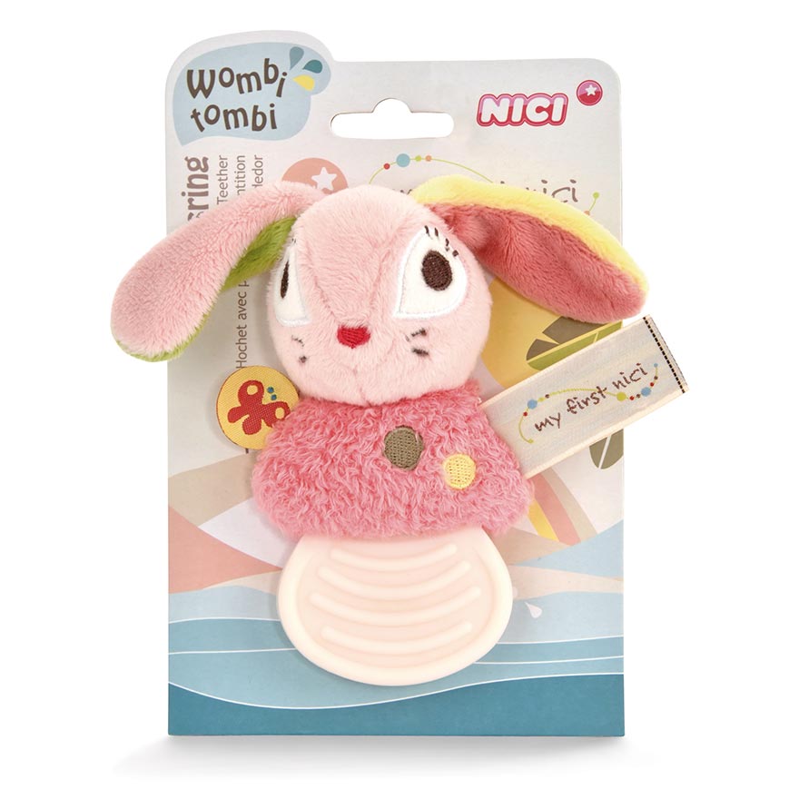 My First NICI Tilli Bunny Wooden Teether | nici.co.uk