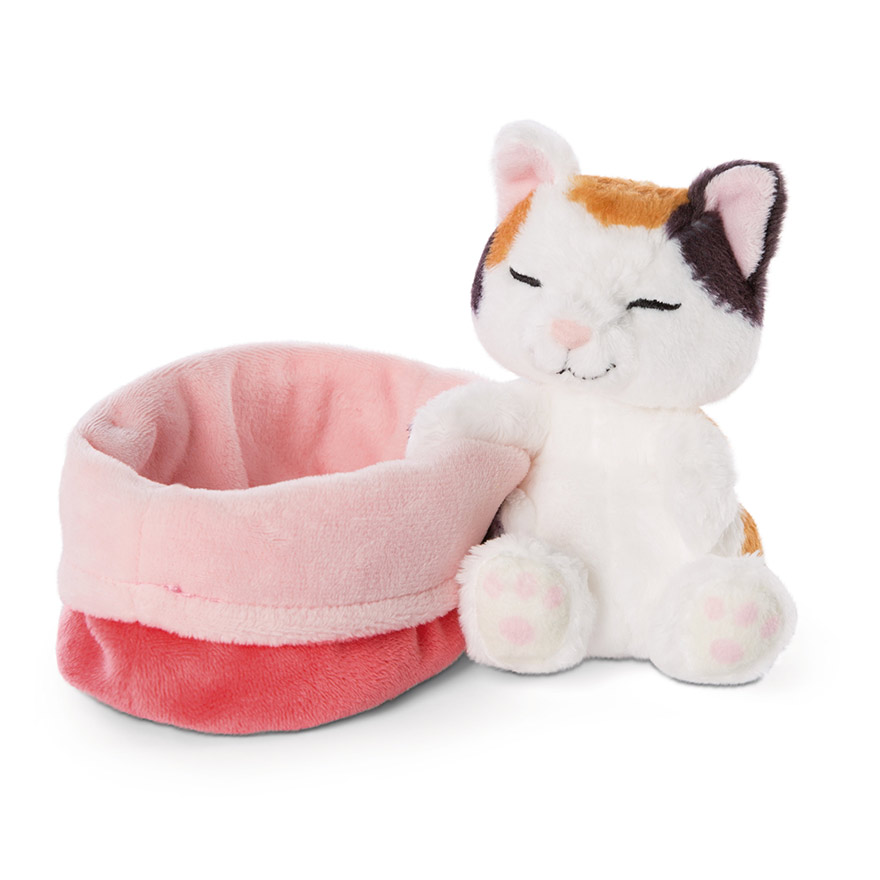 NICI Sleeping Pets Calico Cat | nici.co.uk