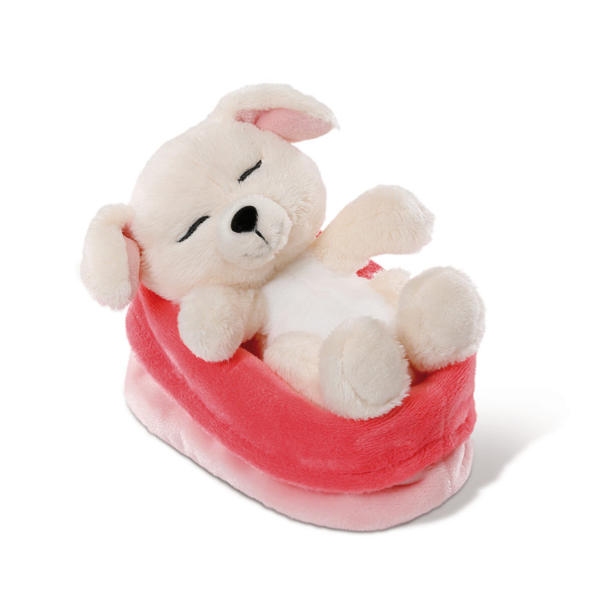 NICI Sleeping Pets Cream Dog | nici.co.uk