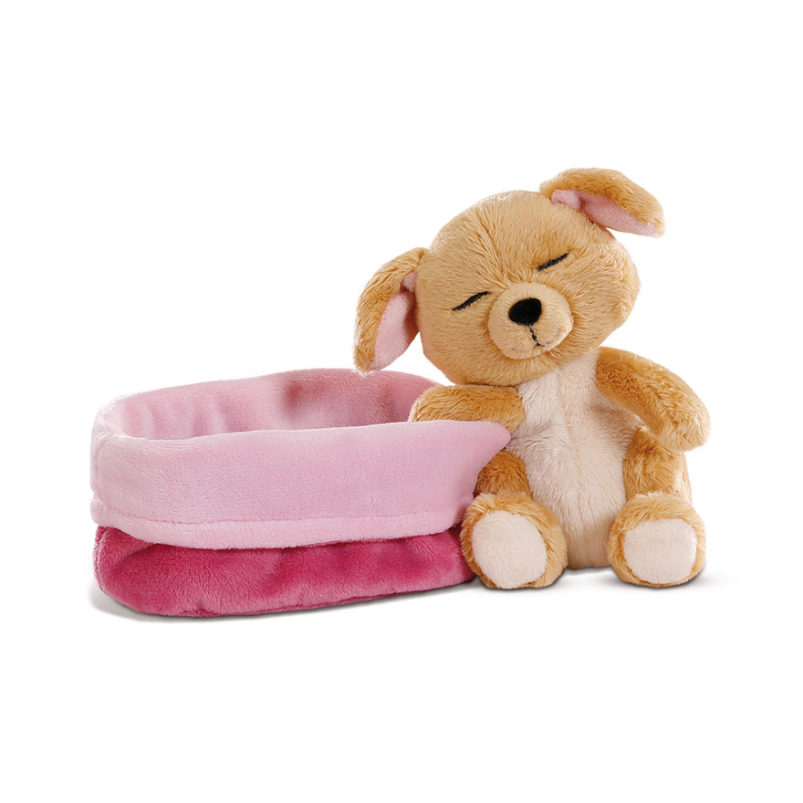 NICI Sleeping Pets Caramel Dog | nici.co.uk