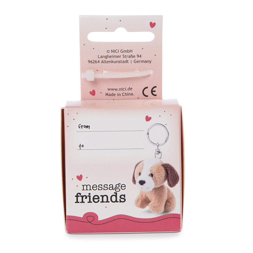NICI Forever Friends Dog Keyring | nici.co.uk