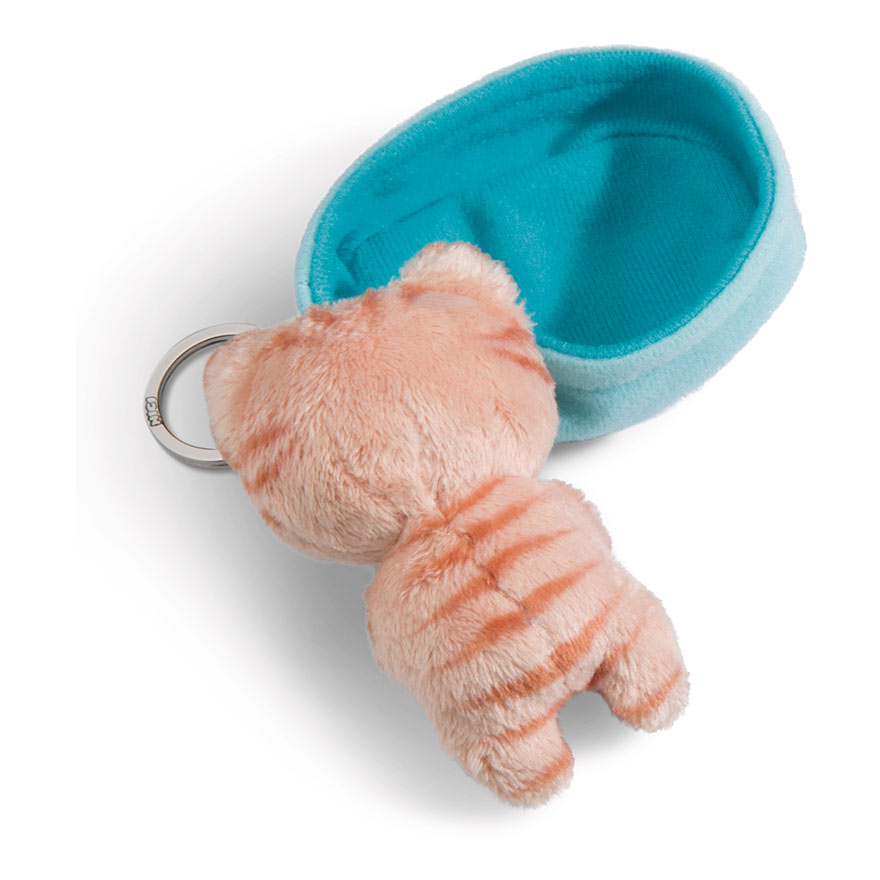 NICI Sleeping Pets Grey Tabby Cat | nici.co.uk