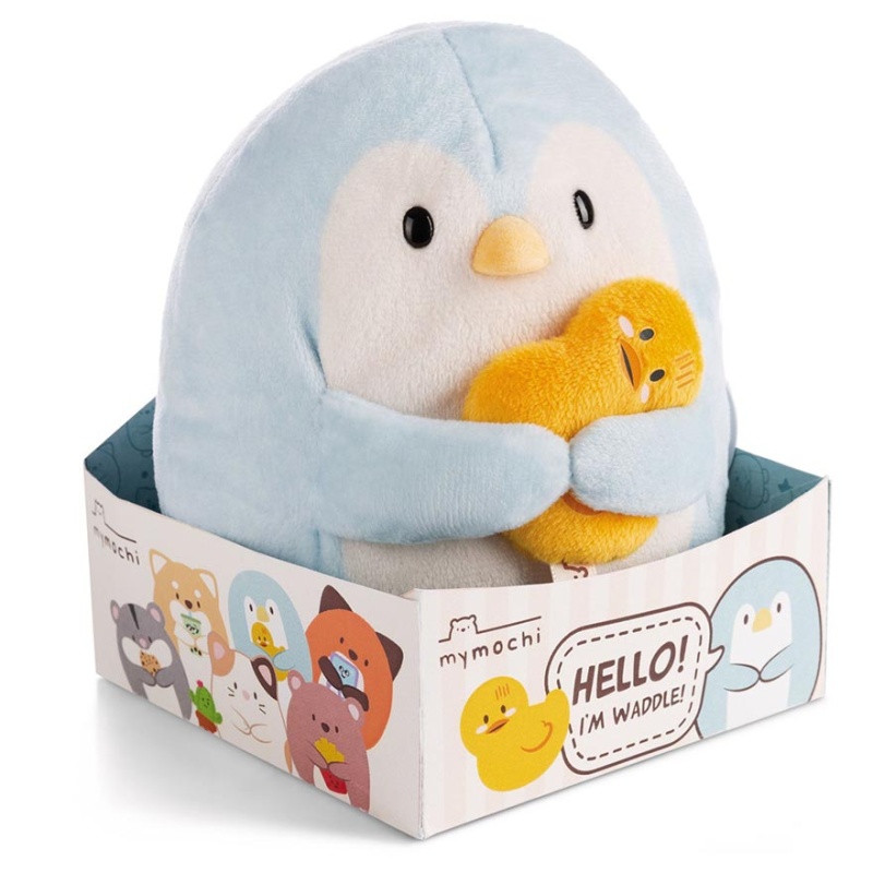 NICI mymochi Waddle Penguin with Duck | nici.co.uk