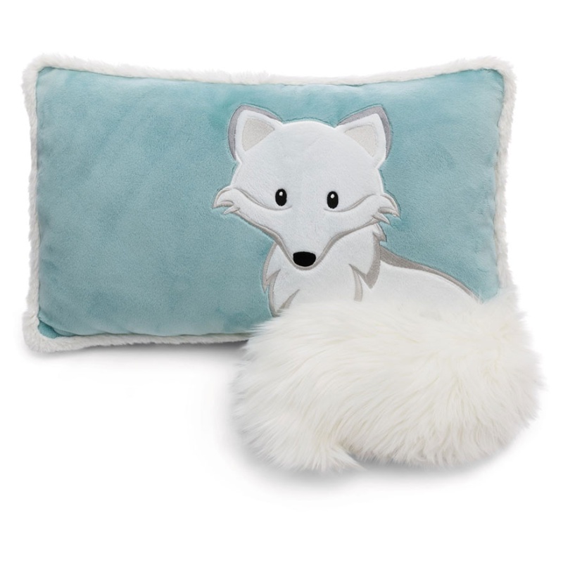 NICI Dreamy Winter Vanja Snow Fox Cushion | nici.co.uk