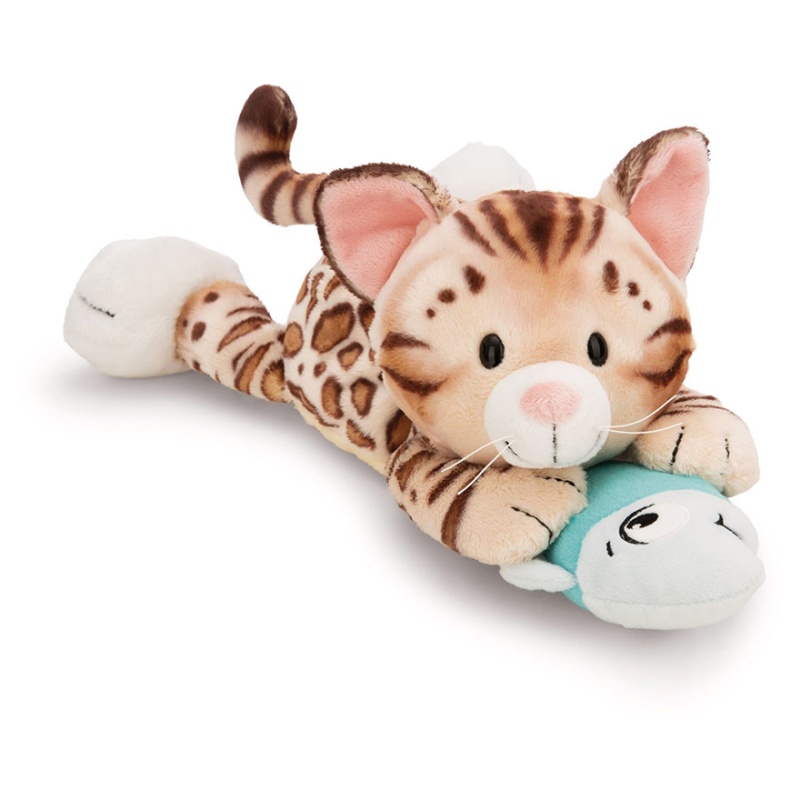 NICI Homies Bengal Cat with Fish | nici.co.uk
