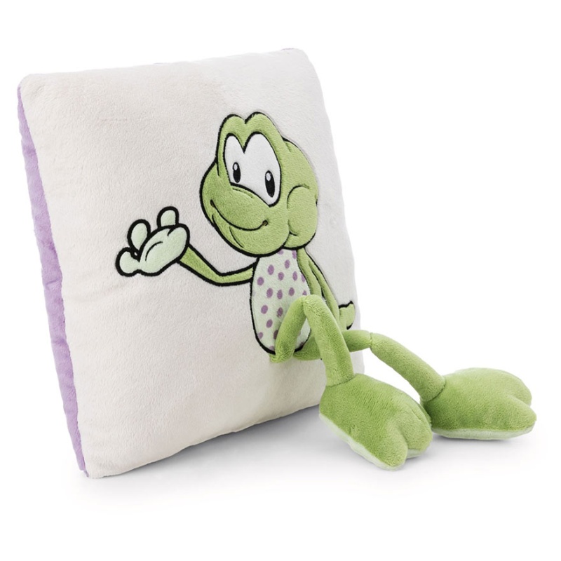 NICI Forest Friends Fridolin Frog Cushion | nici.co.uk