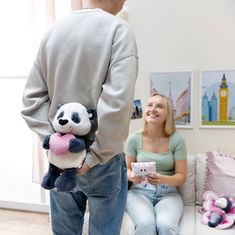 NICI Love Classic Love Panda with Heart | nici.co.uk