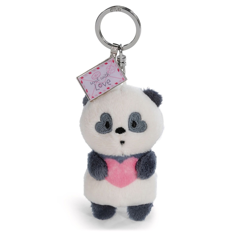 NICI Love Classic Love Panda with Metal Pendant Keyring | nici.co.uk
