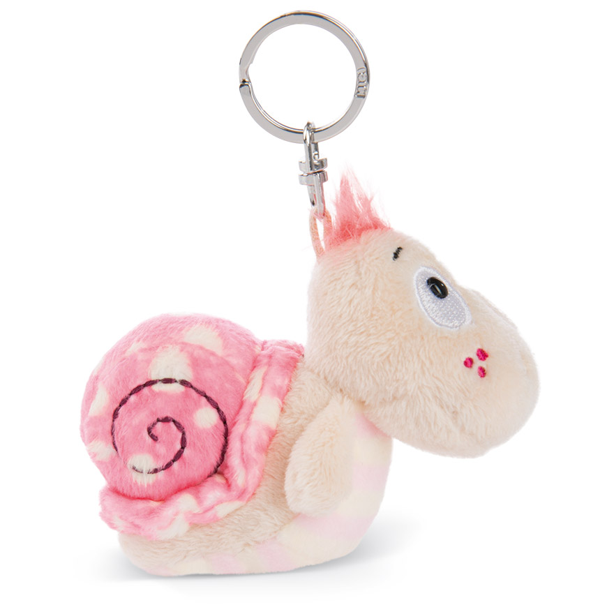 NICI Pink Snail Keyring | nici.co.uk