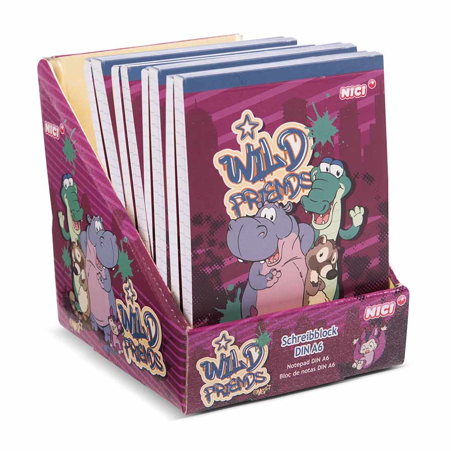 NICI Wild Friends A6 Notepad | nici.co.uk