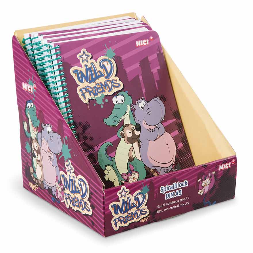 NICI Wild Friends A5 Notebook | nici.co.uk