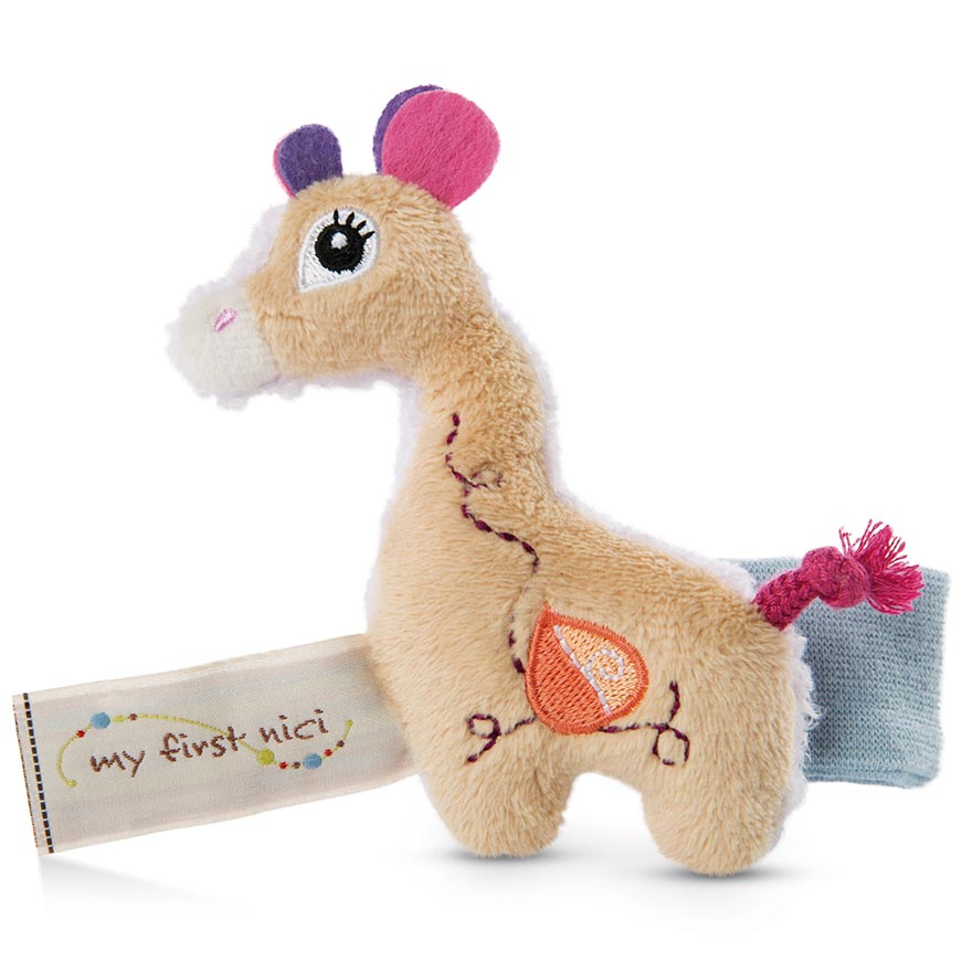 My First NICI Sasuma Giraffe Wrist Rattle | nici.co.uk