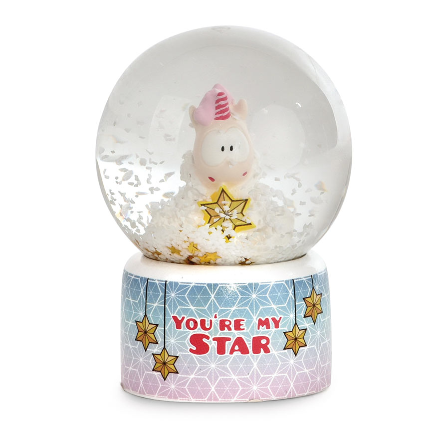 NICI Theodor & Friends Unicorn Snow Globe | nici.co.uk