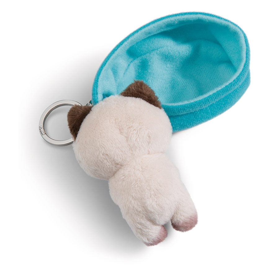 NICI Sleeping Pets Siamese Cat Keyring | nici.co.uk