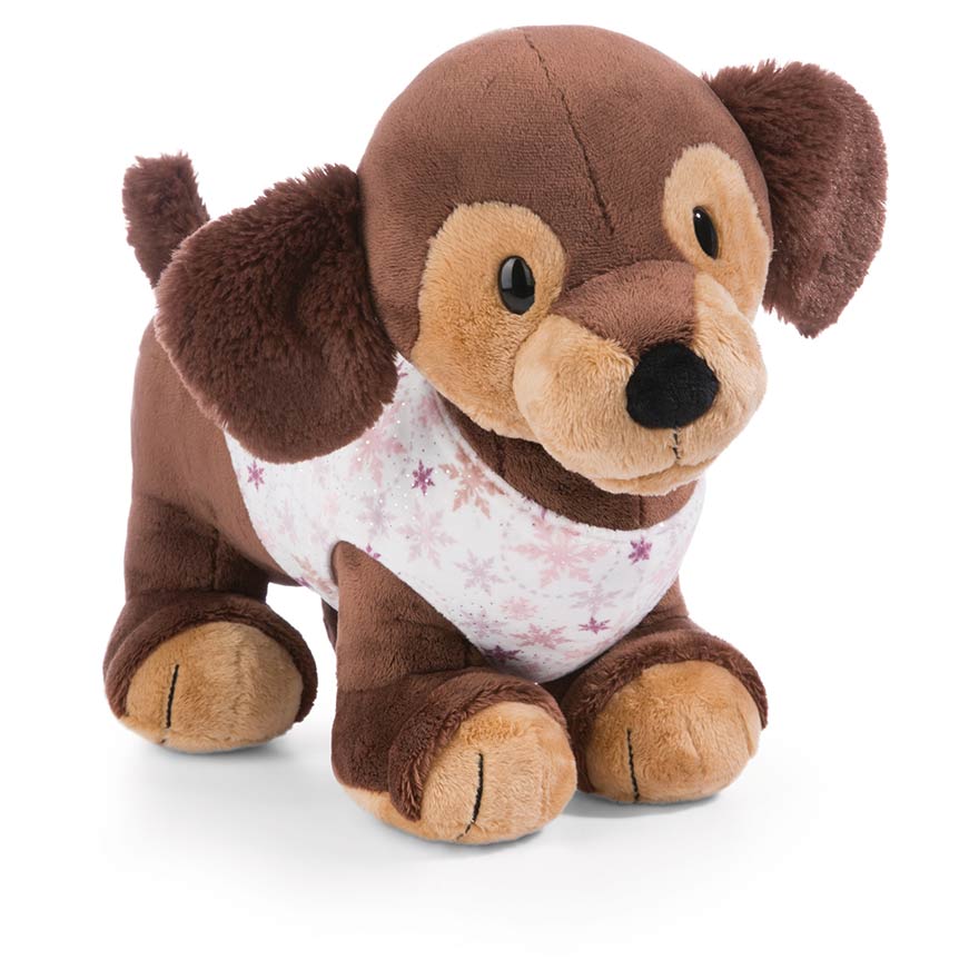 NICI Cosy Winter Skida Dachshund | nici.co.uk