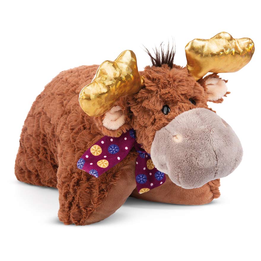 NICI Cosy Winter Thure Moose Cushion | nici.co.uk