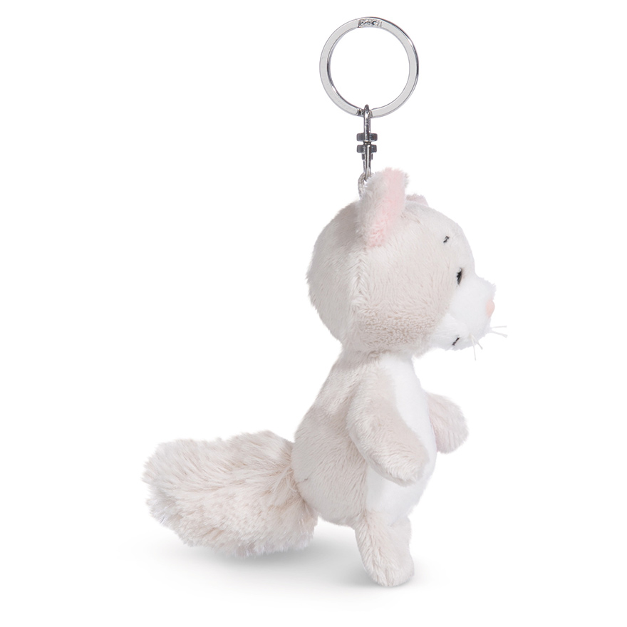 NICI Love Classic Fluffy Love Cat Keyring | nici.co.uk