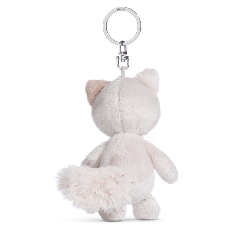 NICI Love Classic Fluffy Love Cat Keyring | nici.co.uk