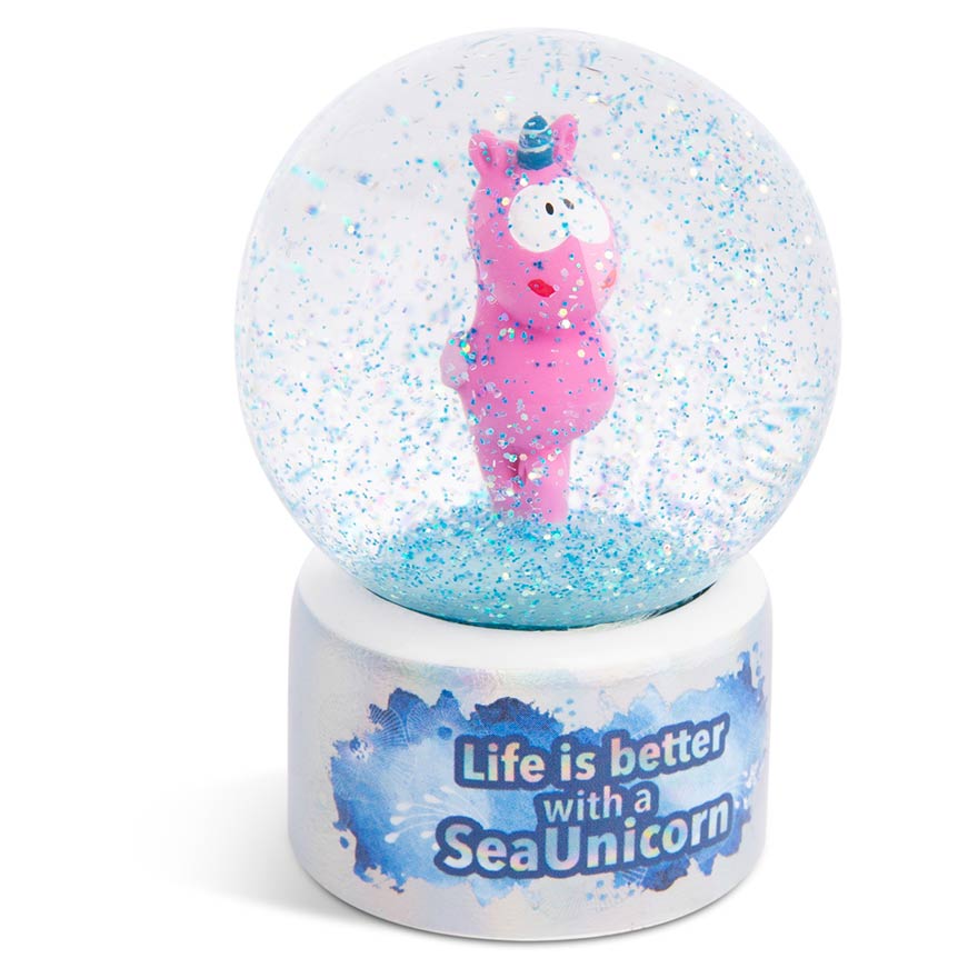 NICI Theodor & Friends Laguna Rainbow Seahorse Snow Globe | nici.co.uk