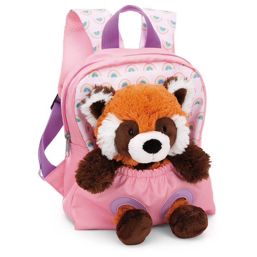 NICI Travel Friends Red Panda Backpack | nici.co.uk