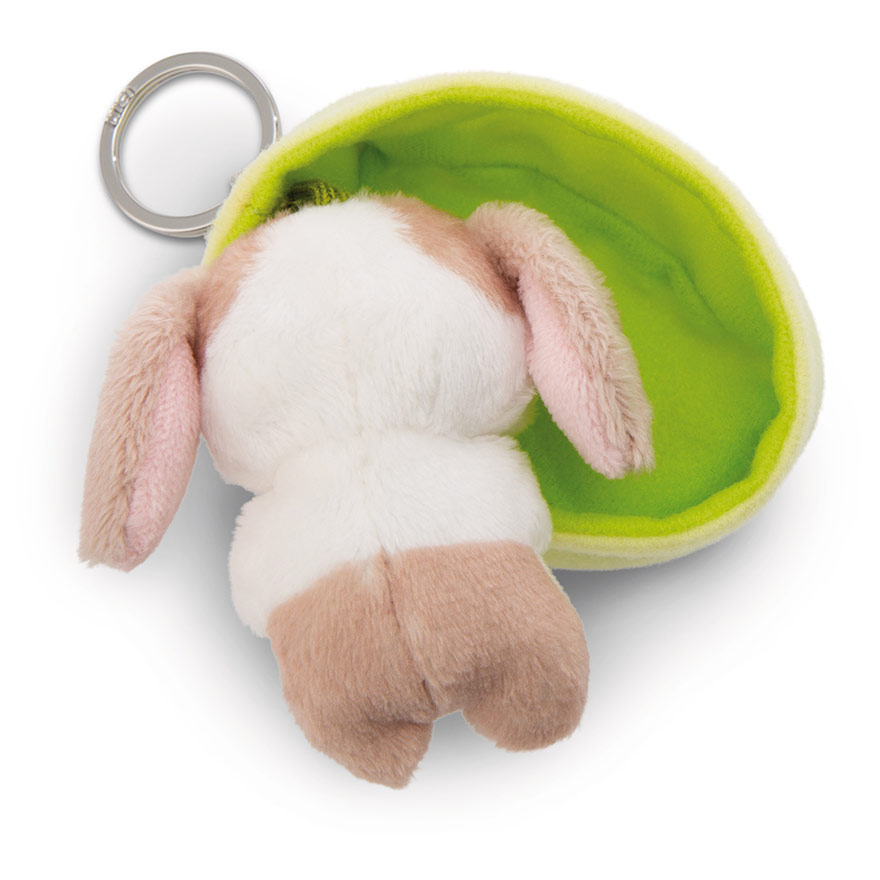 NICI Sleeping Pets Cappuccino Bunny Keyring | nici.co.uk