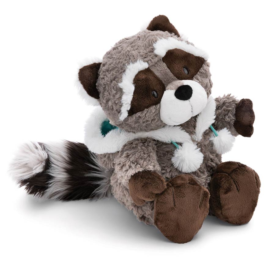 NICI Dreamy Winter Lenno Raccoon with Hood | nici.co.uk