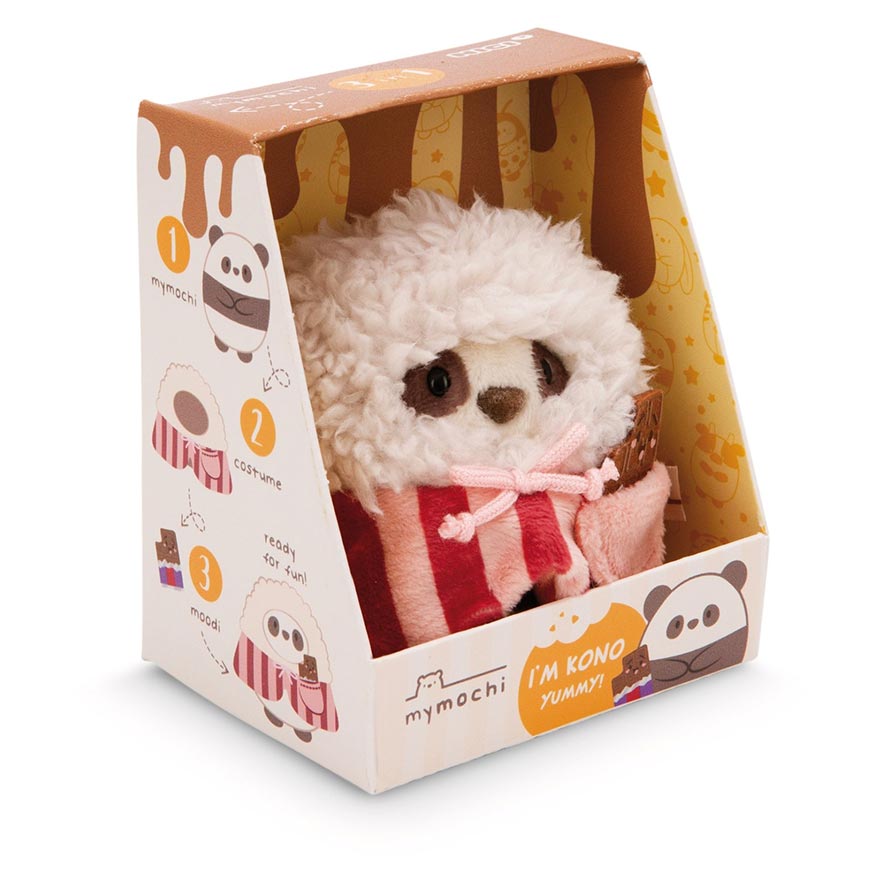 NICI mymochi Kono Panda with Chocolate and Popcorn Costume | nici.co.uk