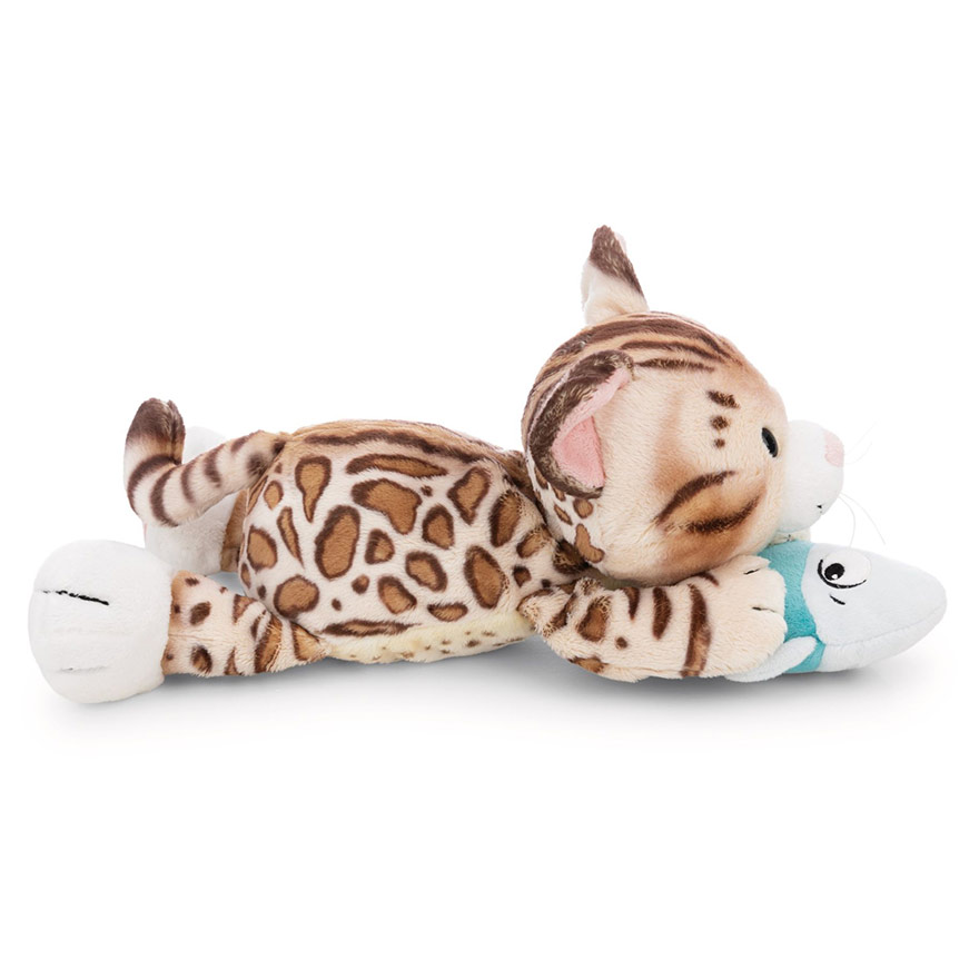 NICI Homies Bengal Cat with Fish | nici.co.uk