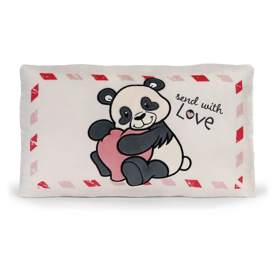 NICI Love Classic Love Panda Cushion | nici.co.uk