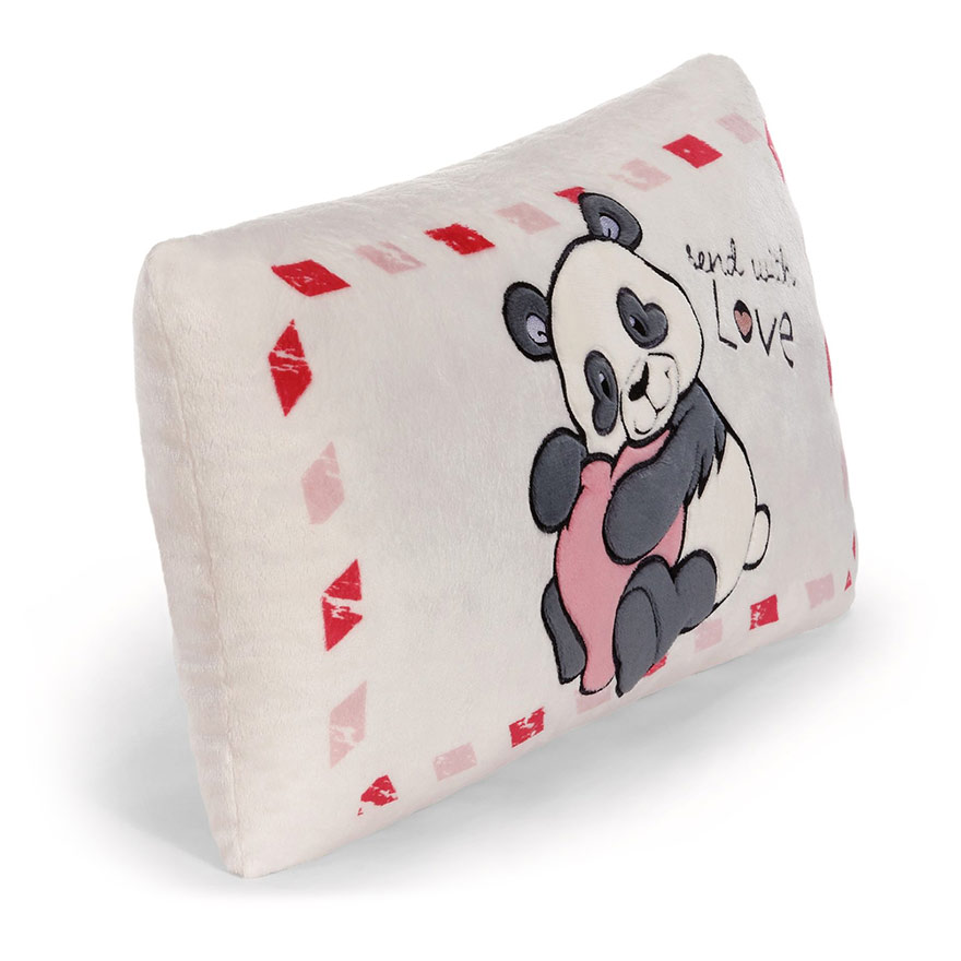 NICI Love Classic Love Panda Cushion | nici.co.uk