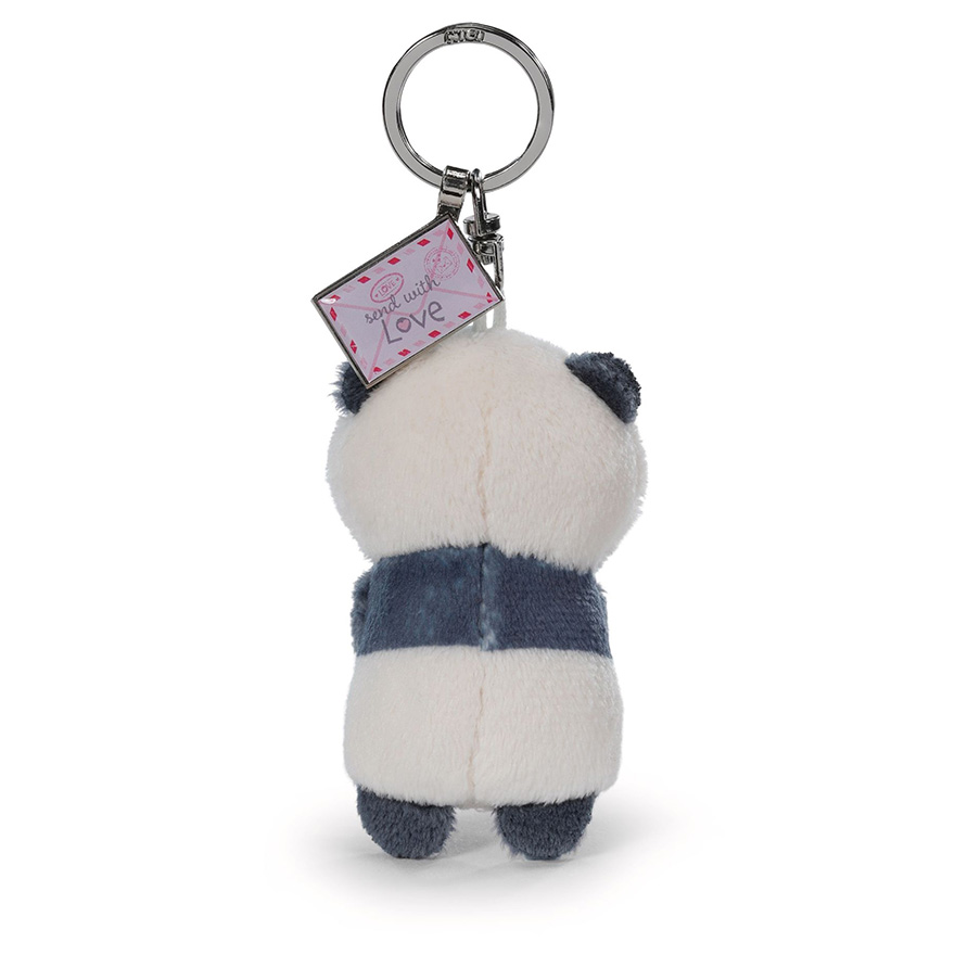 NICI Love Classic Love Panda with Metal Pendant Keyring | nici.co.uk